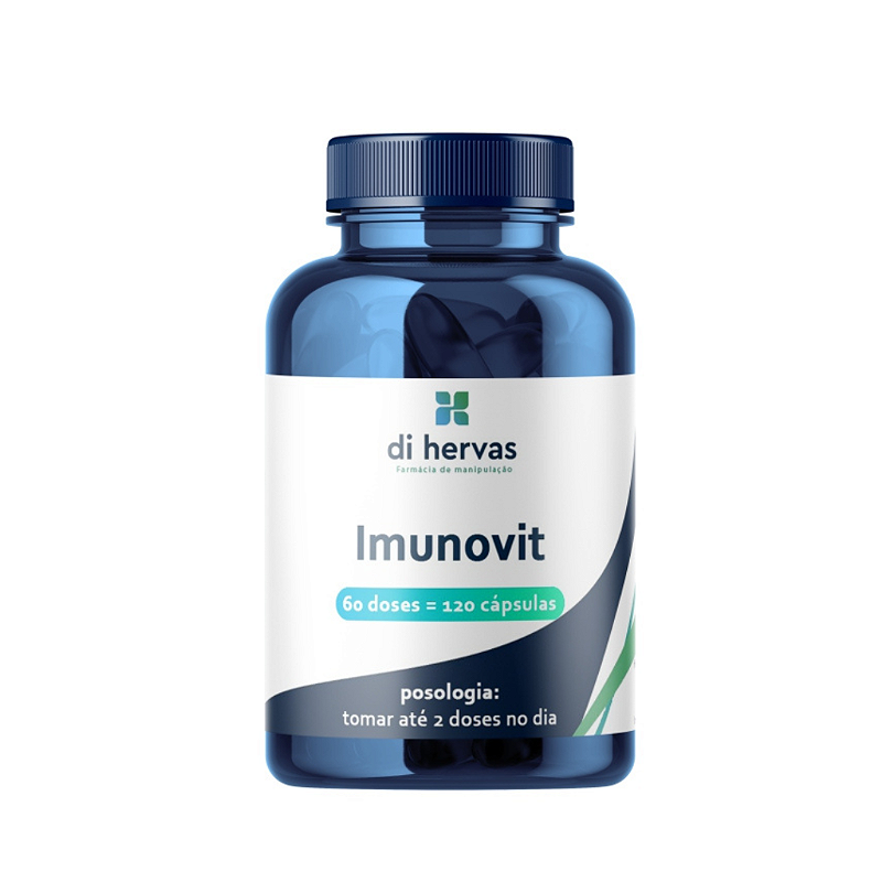 Imunovit 120 Cápsulas - Reforço da Imunidade com Vitaminas e Minerais ...