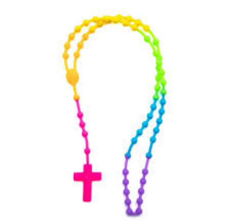 Terço Silicone Candy Color - Edelweiss