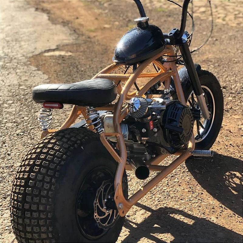MINI MOTO BOBBER - PIETROMAC - Robustez - Funcionalidade - Economia
