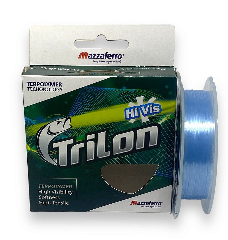 Linha Trilon HI-VIS 0,30mm 300m azul claro - Loja Martinelli Pesca Náutica