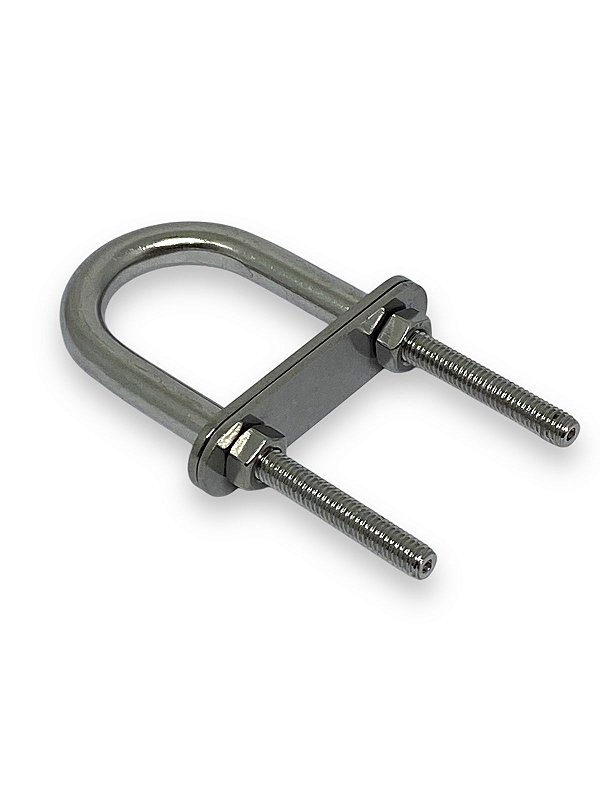 Amarrador de inox U-Bolt - Loja Martinelli Pesca Náutica
