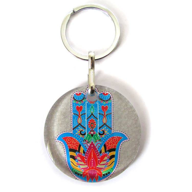 Chaveiro Resinado 9cm - Mão Hamsá - Brasil Esotérico - A Maior Loja de Produtos Esotéricos do Brasil