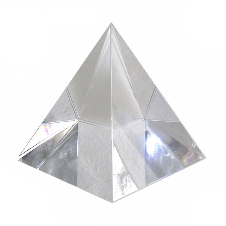 Pirâmide de Cristal Transparente 4cm - Brasil Esotérico - A Maior Loja ...