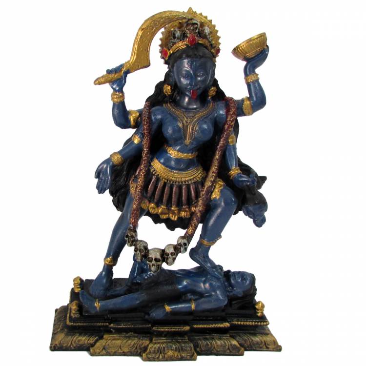 Estátua Deusa Hindu Kali do Renascimento 18cm - Brasil Esotérico - A ...