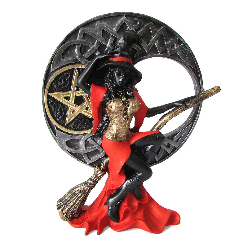 Bruxa da Lua Mística 15,5cm | Conexão com a Natureza e o Universo - Brasil Esotérico - A Maior ...