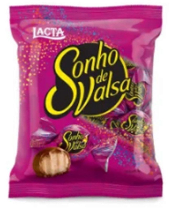 Bombom Sonho de Valsa Pacote 1 kg - Lacta - Rara Distribuidora de Alimentos