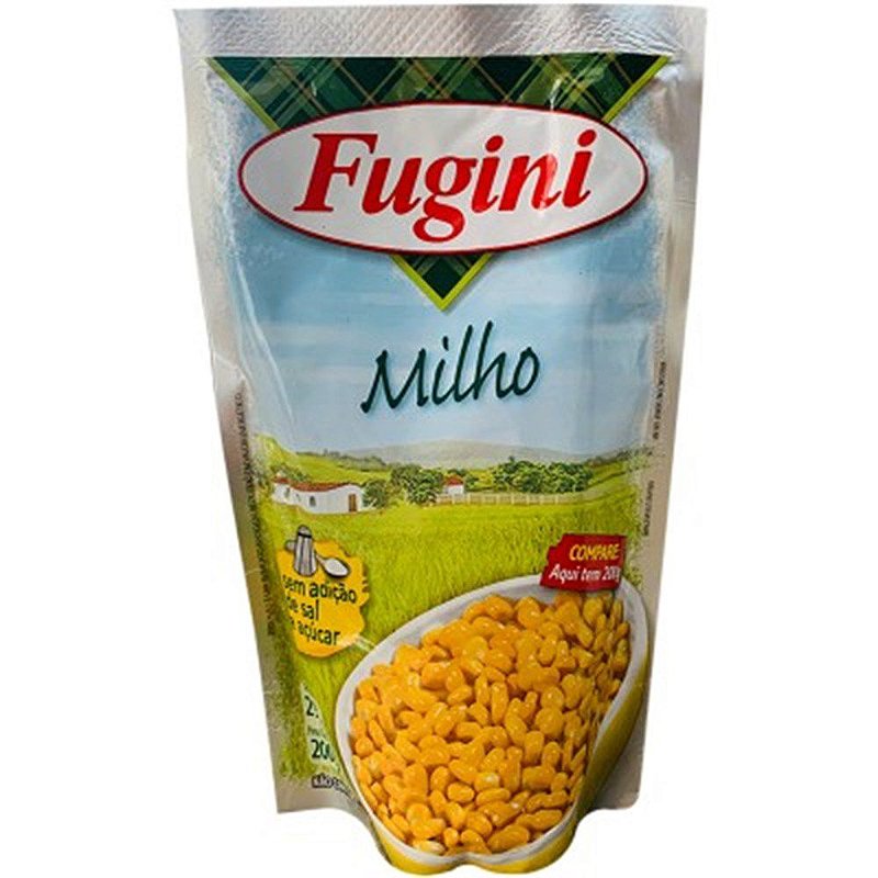 Milho Verde em Conserva Sachê 170 g - Fugini - Rara Distribuidora de ...
