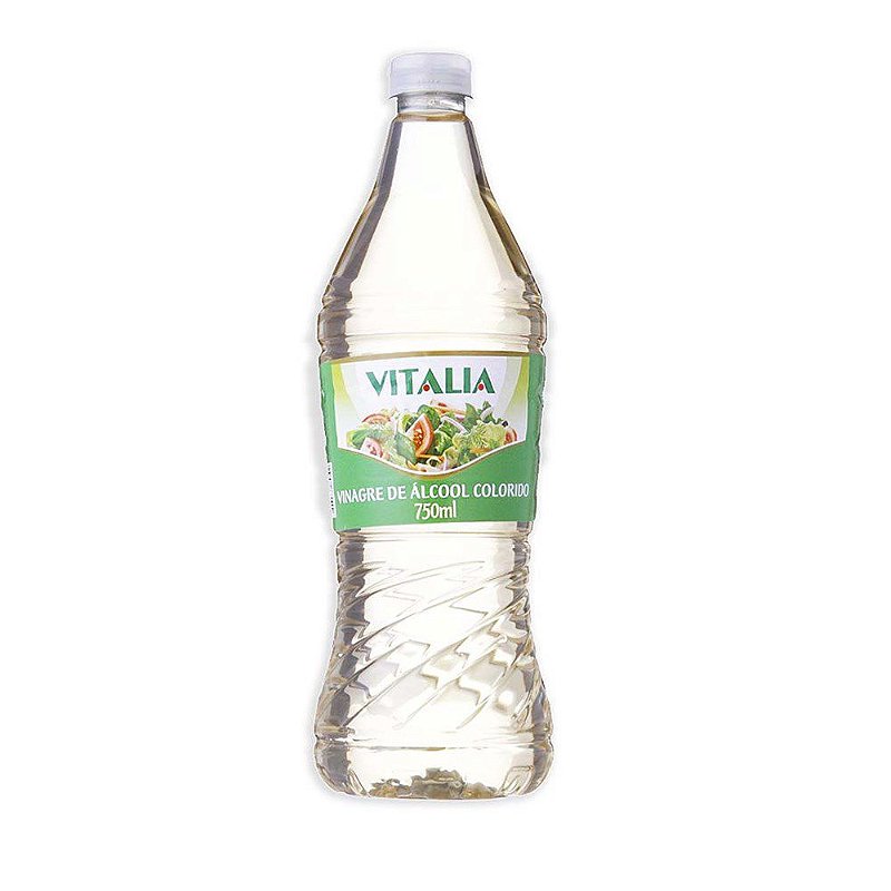 Vinagre de Alcool Colorido Garrafa 750 ml - Vitalia - Rara ...