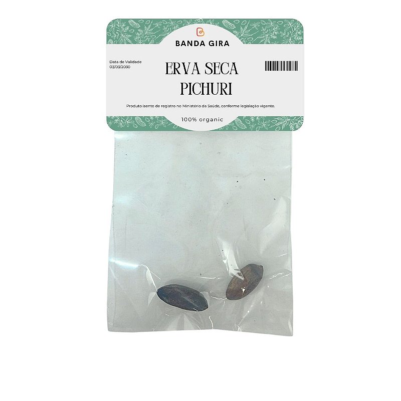 Erva Seca de Pichuri | Ideal para Chá e Infusões Medicinais - Banda ...