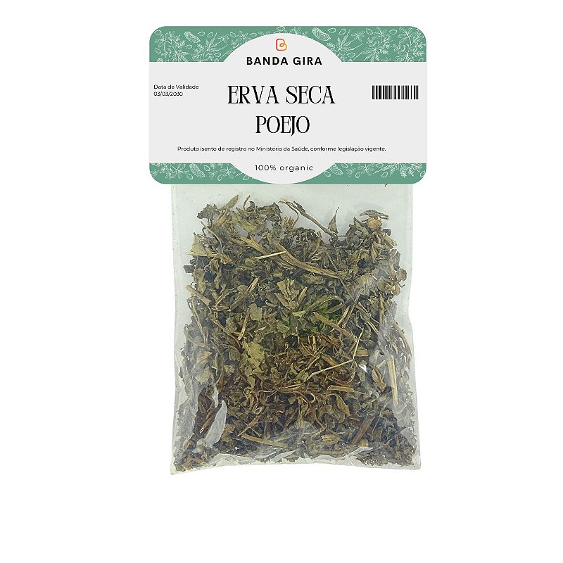 Erva Seca Poejo para Defumação - Aromatização e Equilíbrio Emocional ...