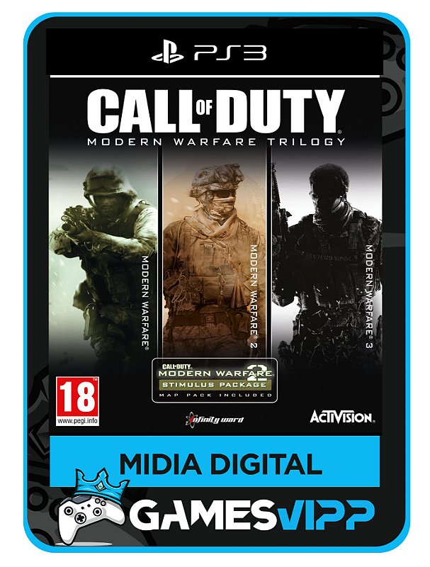 Call of duty modern warfare Trilogy - Ps3 Midia digital - GamesVipp ...
