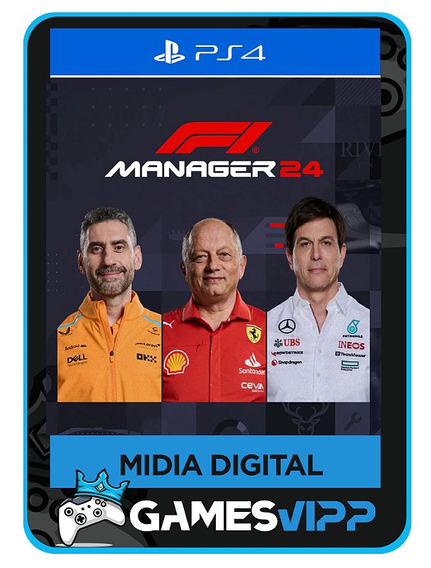 F1 Manager 2024 - Ps4 Midia digital - GamesVipp - Jogos PS4 e PS5 em ...