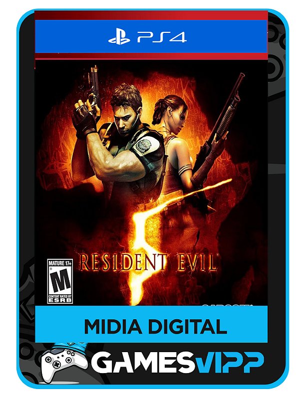 RESIDENT EVIL 5-Ps4 Midia digital - GamesVipp - Jogos PS4 e PS5 em Midia Digital