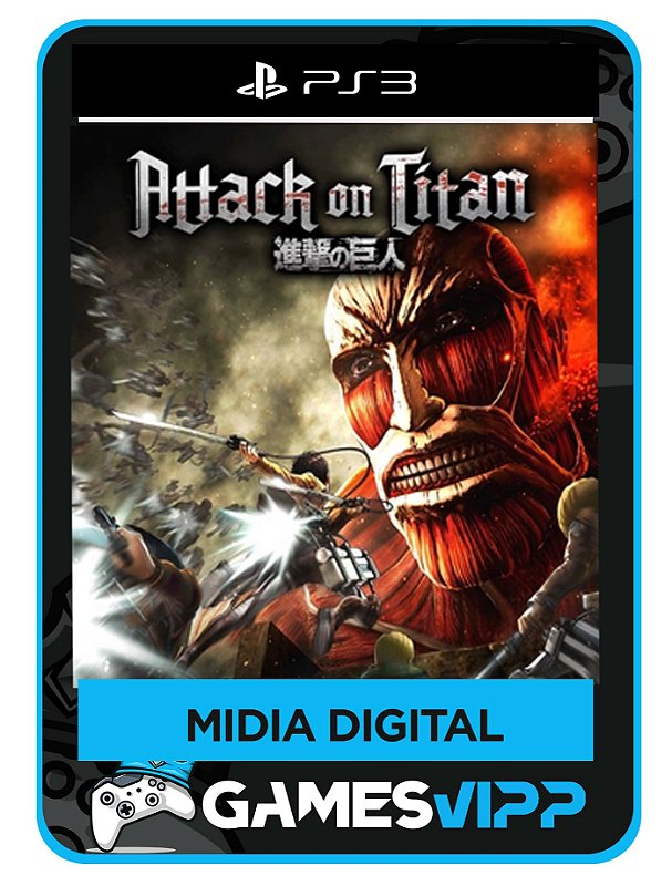 Attack on Titan -PS3 Mídia digital - GamesVipp - Jogos PS4 e PS5 em ...