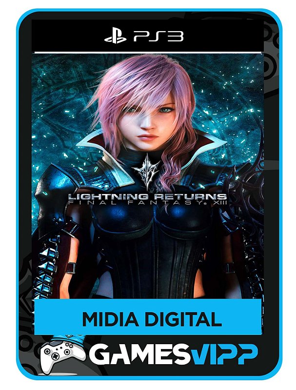 Final Fantasy XIII Lightning Returns PS3 Mídia Digital - GamesVipp ...