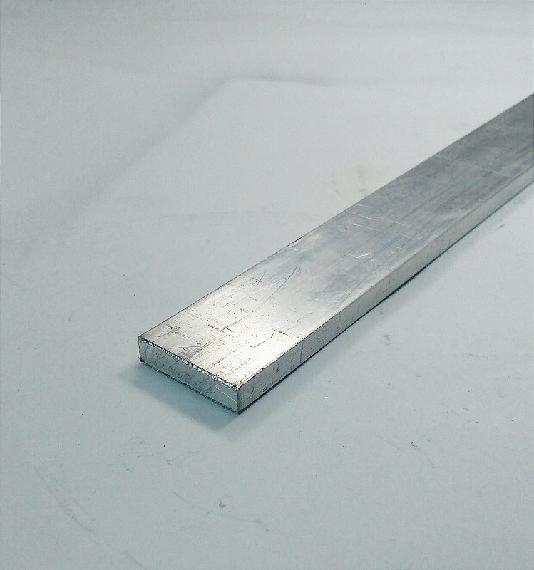 Barra chata alumínio 3/4" X 1/4" = 1,9cm X 6,35mm - Alumínio Alure