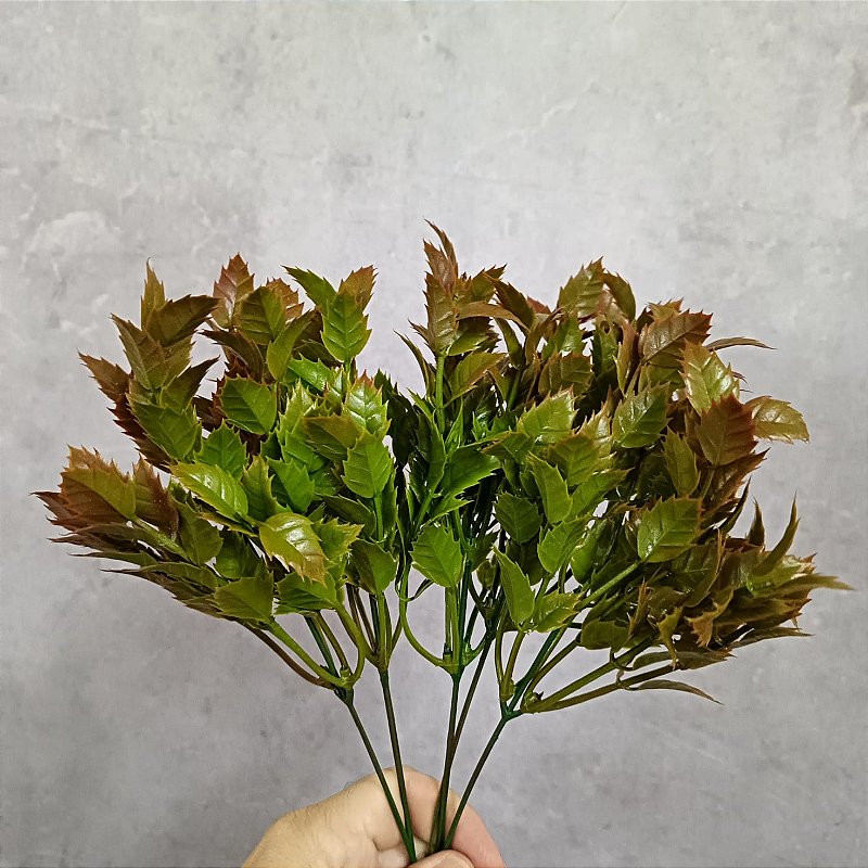 BUQUE FOLHAS 35CM 129994 - FINACOR - Flores - Arranjos - Adornos