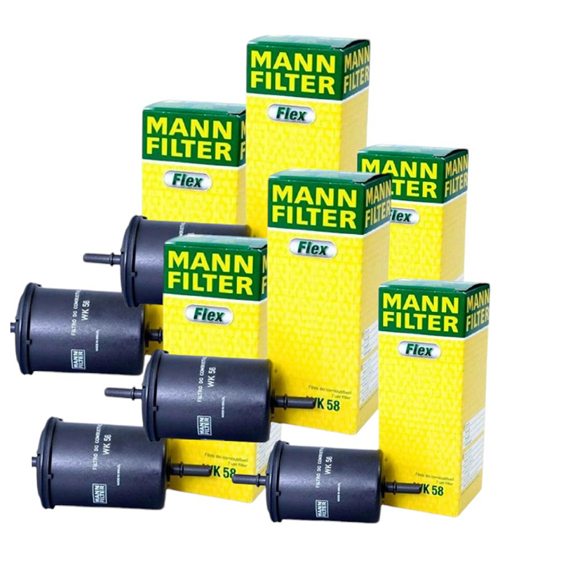 KIT 6 Filtro de combustível MANN WK58 - Union Motorsport