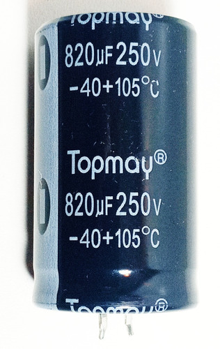 Comprar Capacitor Eletrolitico 820uF 250V | Componentes Eletrônicos ...