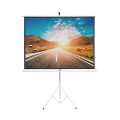 Tela de Projeção Tripé 110 Polegadas 2,00M x 2,00M 1:1 - Sumay - TTQS ...