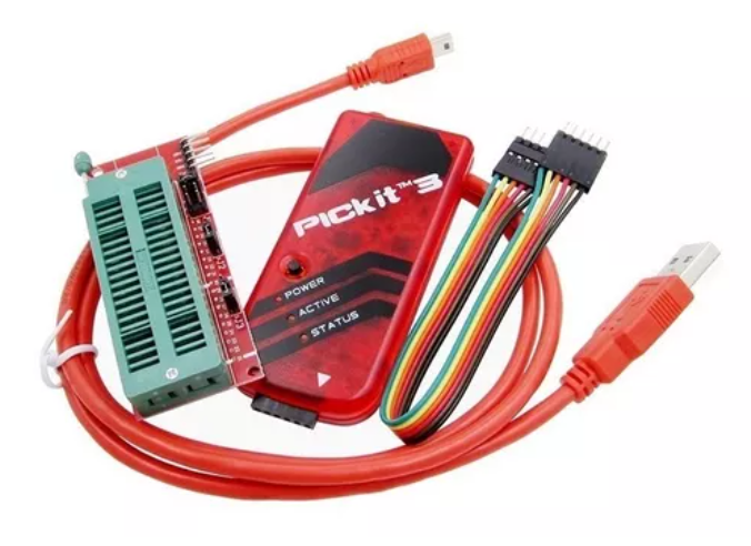 Kit Pickit 3 Gravador Pic Usb Programador + Socket Zif - Eletrônica Cuiabá