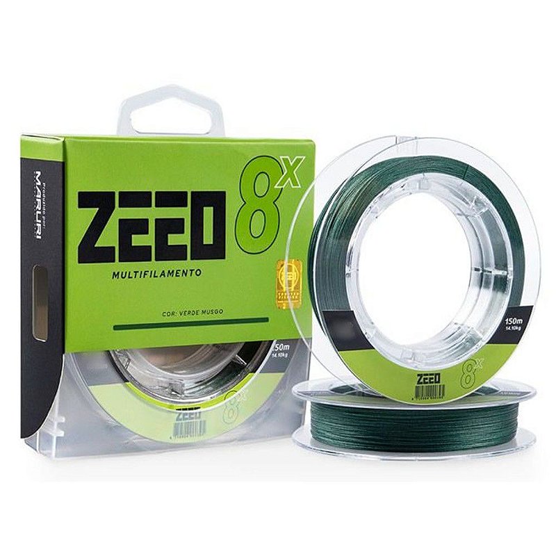 Linha Multi ZEEO 8X - 150m - Verde Musgo - Usina da Pesca