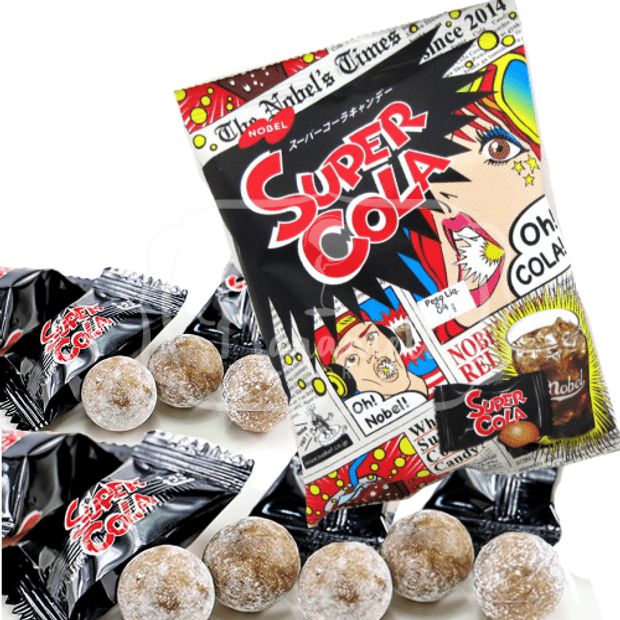 Bala Super Cola- Nobel Candy- 87,4G - Chiba Oriental