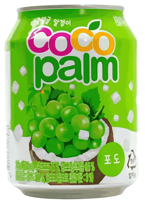 Suco Coreano de Uva com Pedaços de Coco Haitai 238ml - Chiba Oriental