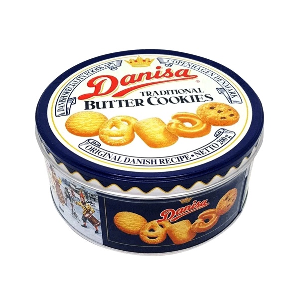 Danisa Butter Cookies Lata 200g – Biscoitos Dinamarqueses - Chiba Oriental