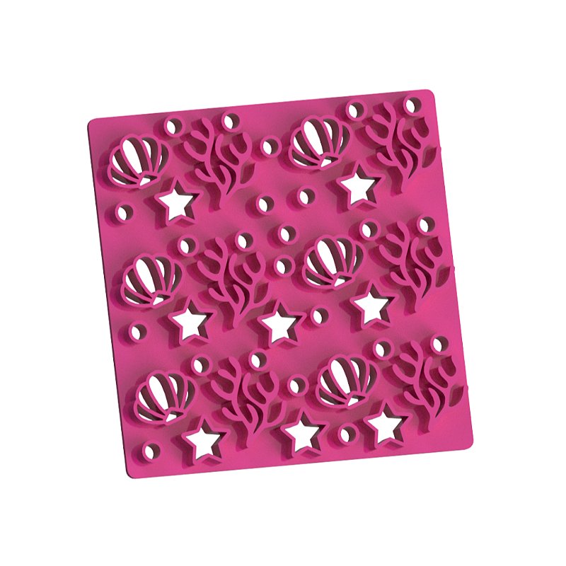 Marcador Textura Fundo do Mar 8cm / 3D Cutter Cortadores - 3D Cutter ...