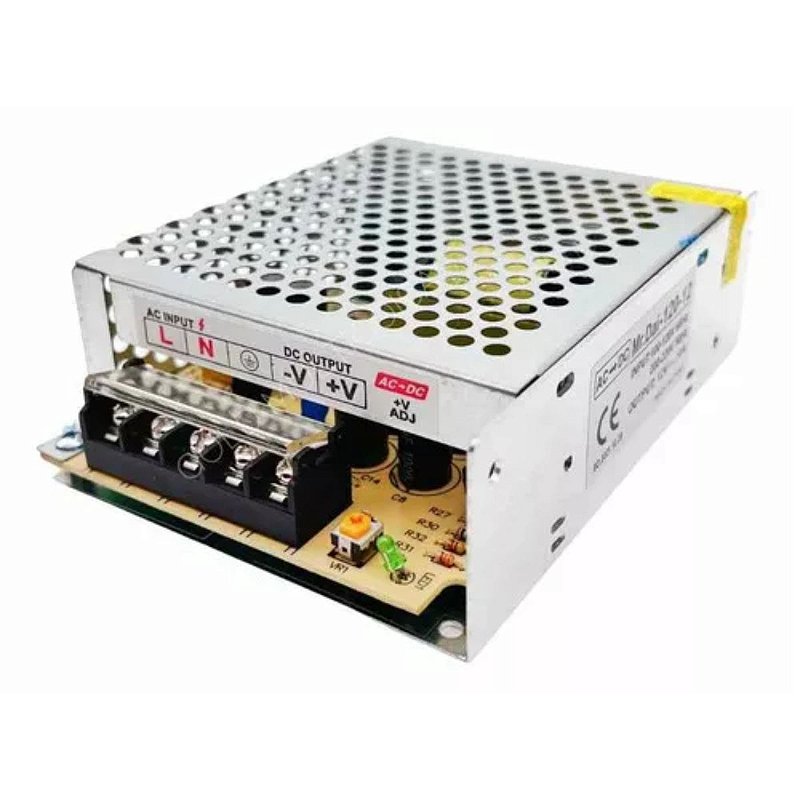 Fonte Chaveada 60w 12v 5amperes Bivolt - Fortetron