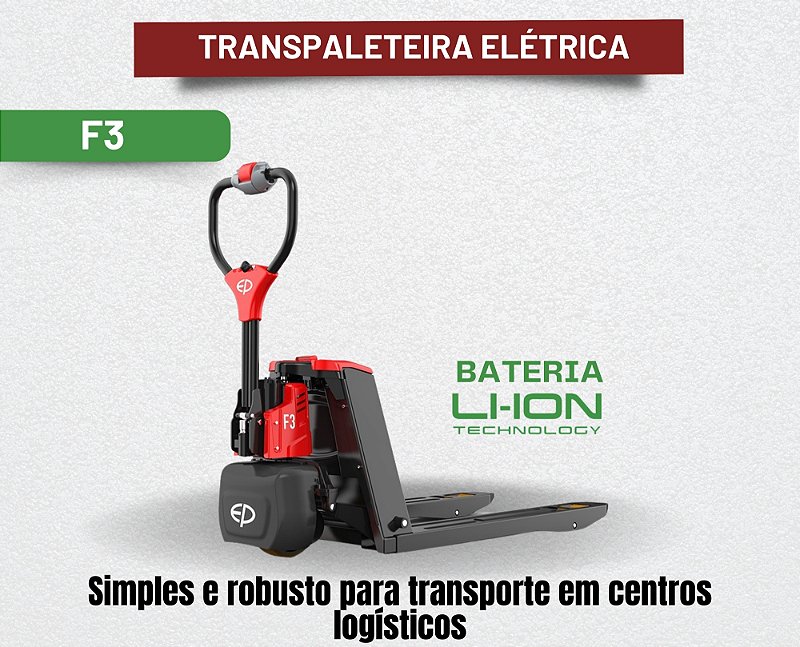 Transpaleteira Elétrica F3 - 1,5T - CGD Centaurus