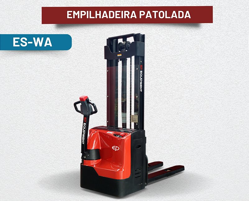 Empilhadeira Patolada - Bateria Chumbo-Ácido - Série ES-WA - CGD Centaurus