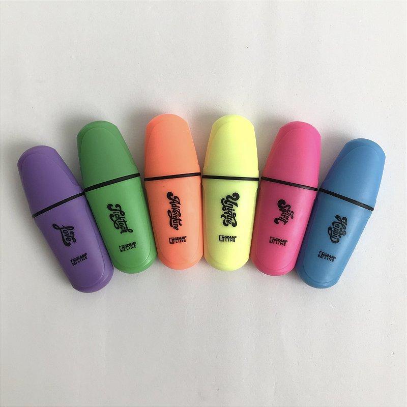 Mini marca texto neon - Bibi Papelaria