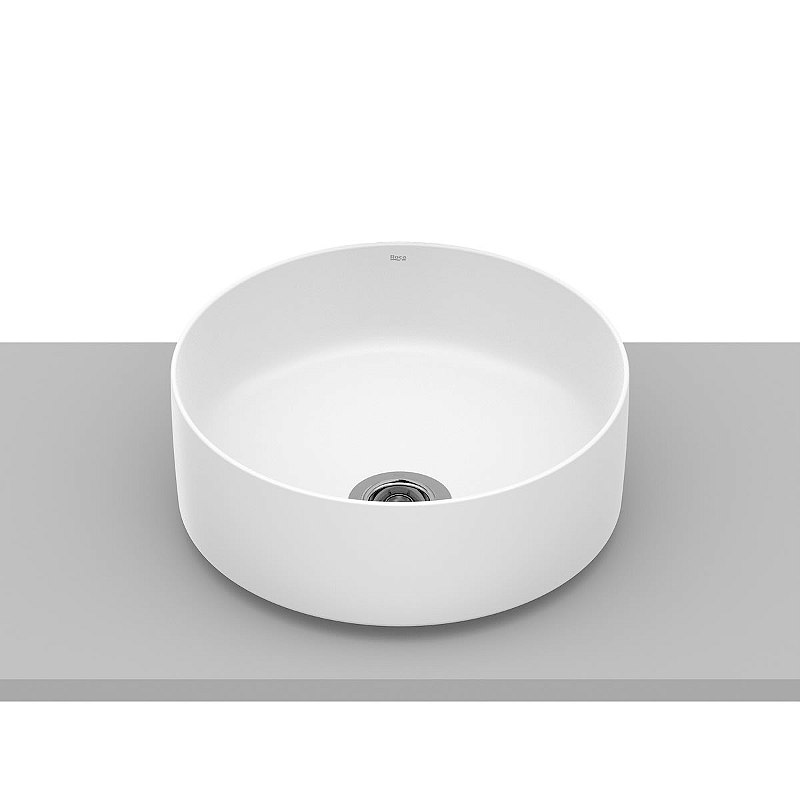 Cuba de Apoio 37x37cm Inspira Round Branco Matte - Roca - A32752362B ...