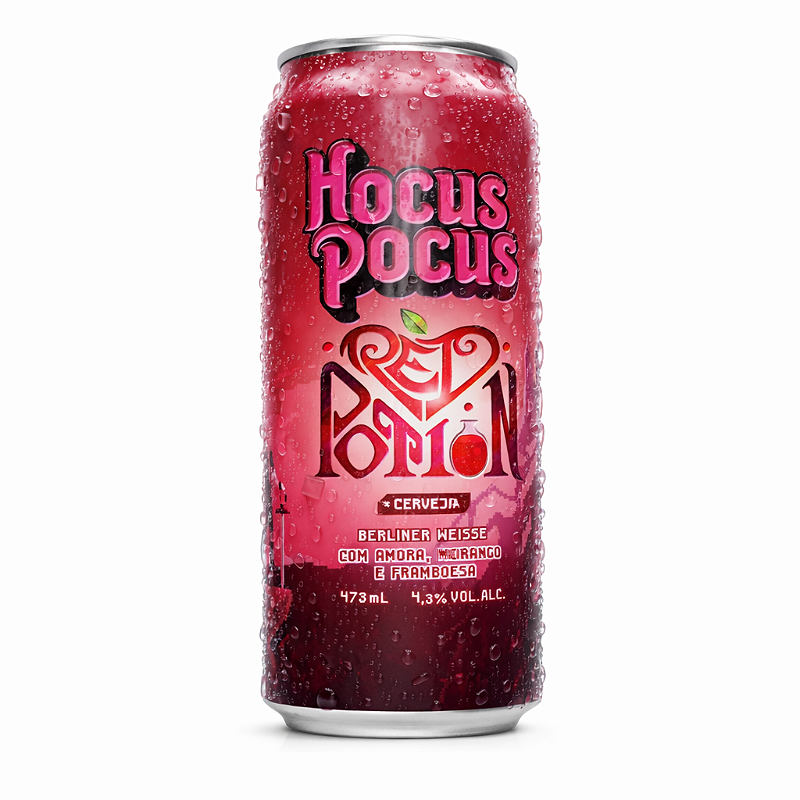 Cerveja Hocus Pocus Red Potion Berliner Weisse Lata 473ml - eBrejas ...