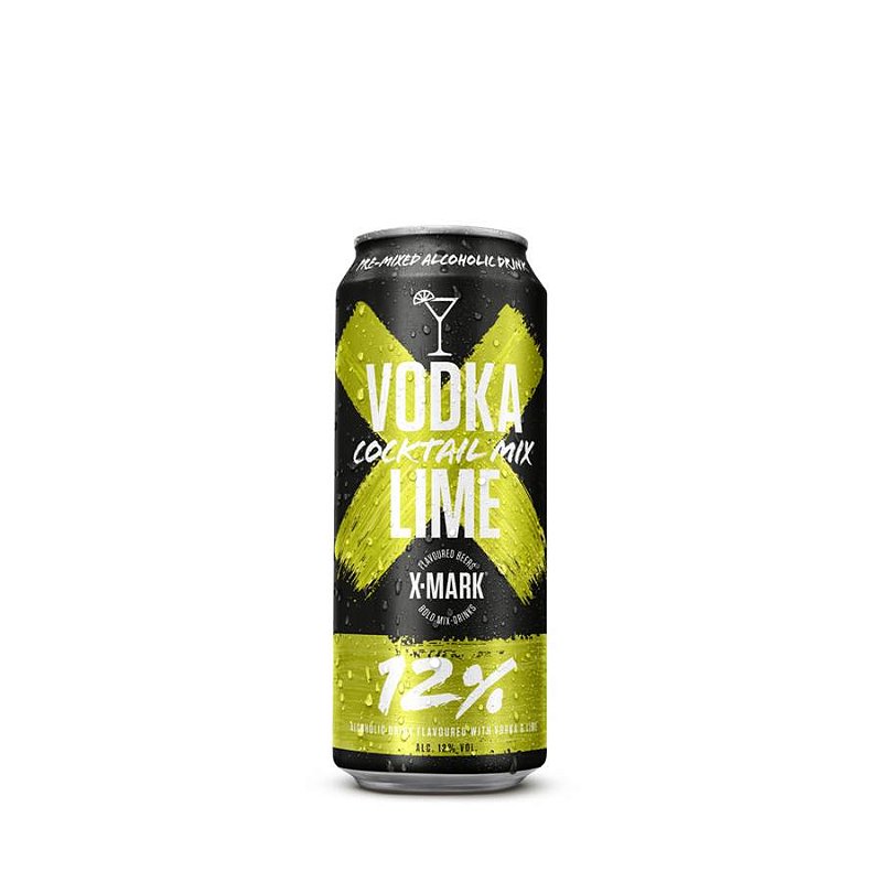 Drink Pronto X-Mark Vodka Lime 500ml - Armazem Campineiro