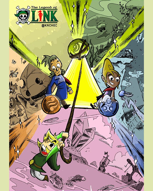 Pôster The Legend of Link - Kachec Shop