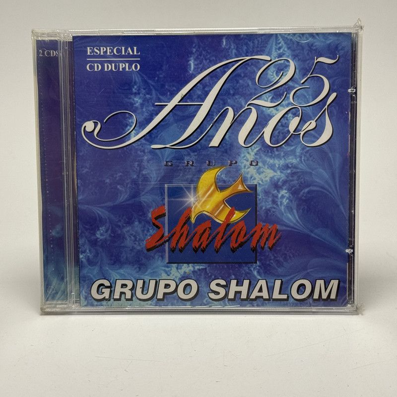 Cd Grupo Shalom - 25 Anos - Especial Cd Duplo - Original - Baú Musical