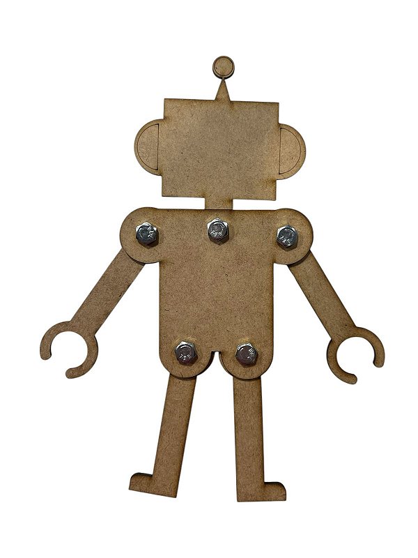 Robô Articulado em MDF - Optimus Robótica