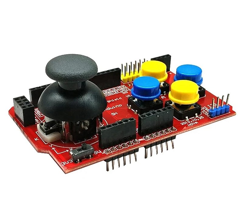 Joystick analógico Shield para Arduino placa de expansão, teclado e mouse - Optimus Robótica
