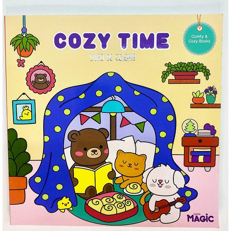 Livro de colorir Cozy Time - Optimus Robótica