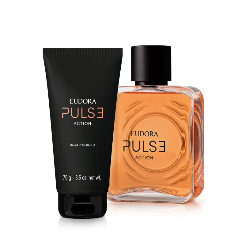 Kit Eudora Pulse Action: Desodorante Colônia 100ml + Balm Pós-Barba ...