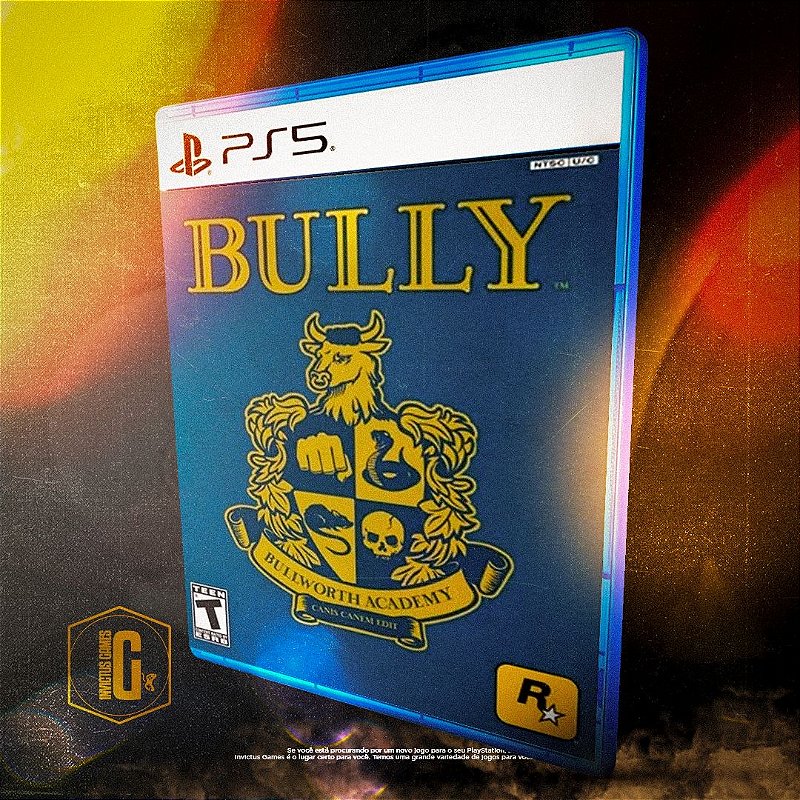BULLY PARA PS5 - MÍDIA DIGITAL - [InvictusGames] - Sua melhor Escolha!