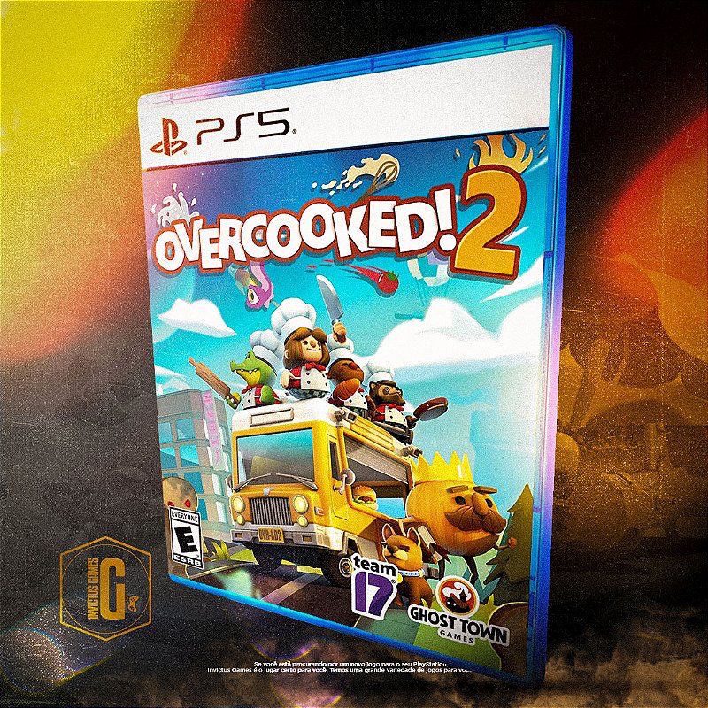 OVERCOOKED 2 MÍDIA DIGITAL PARA PS5 - [InvictusGames] - Sua melhor Escolha!