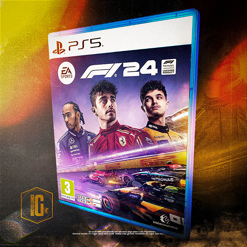 F1 24 FORMULA 1 - 2024 MÍDIA DIGITAL PARA PS5 - [InvictusGames] - Sua ...