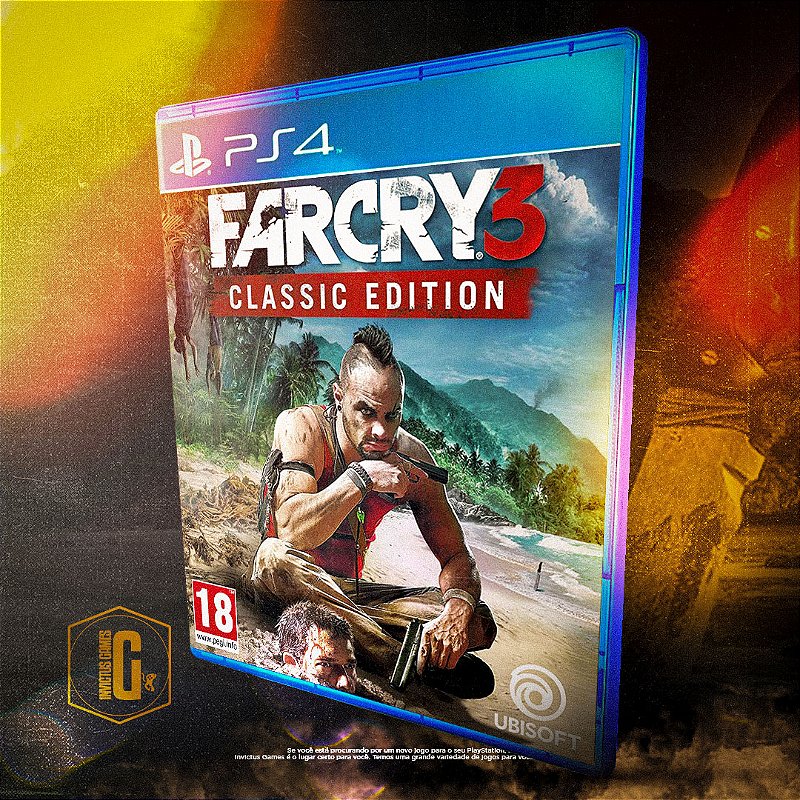 FAR CRY 3 CLASSIC EDITION PARA PS4 MÍDIA DIGITAL - [InvictusGames] - Sua melhor Escolha!