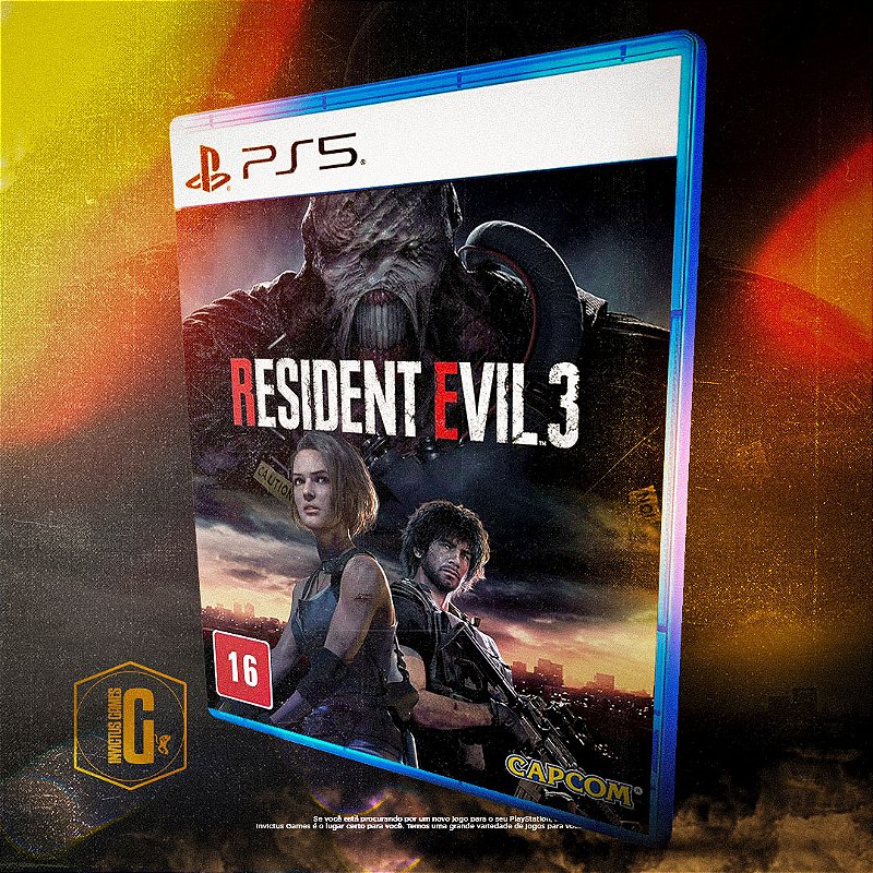 Resident Evil 3 PARA PS5 MÍDIA DIGITAL - [InvictusGames] - Sua melhor ...