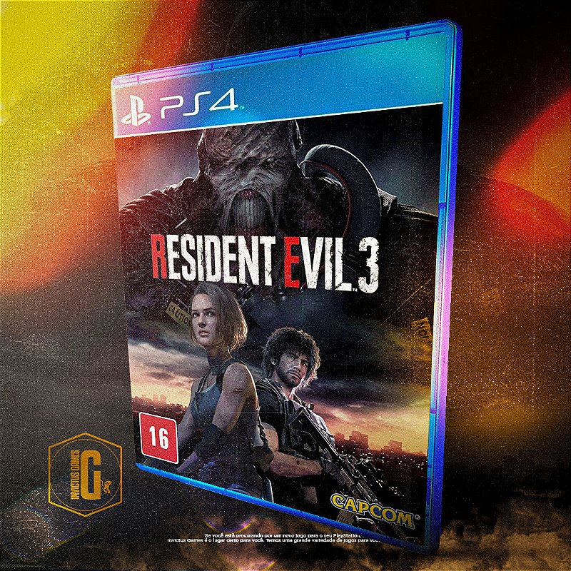 Resident Evil 3 PARA PS4 MÍDIA DIGITAL - [InvictusGames] - Sua melhor ...