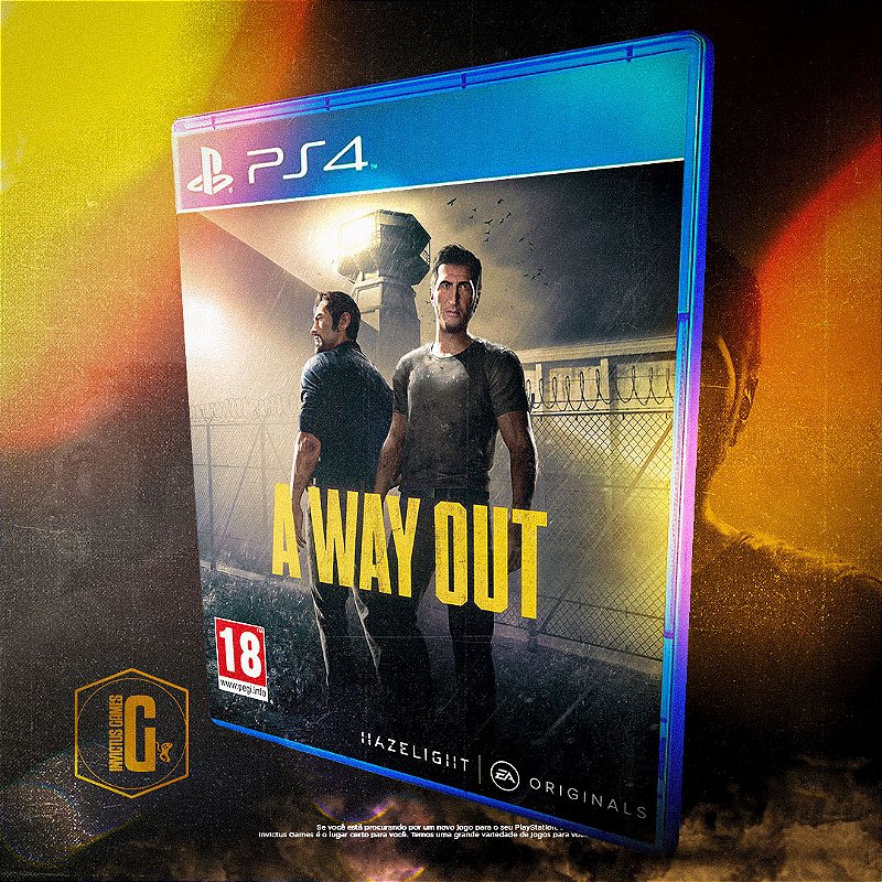 A Way Out MÍDIA DIGITAL Para PS4 - [InvictusGames] - Sua melhor Escolha!